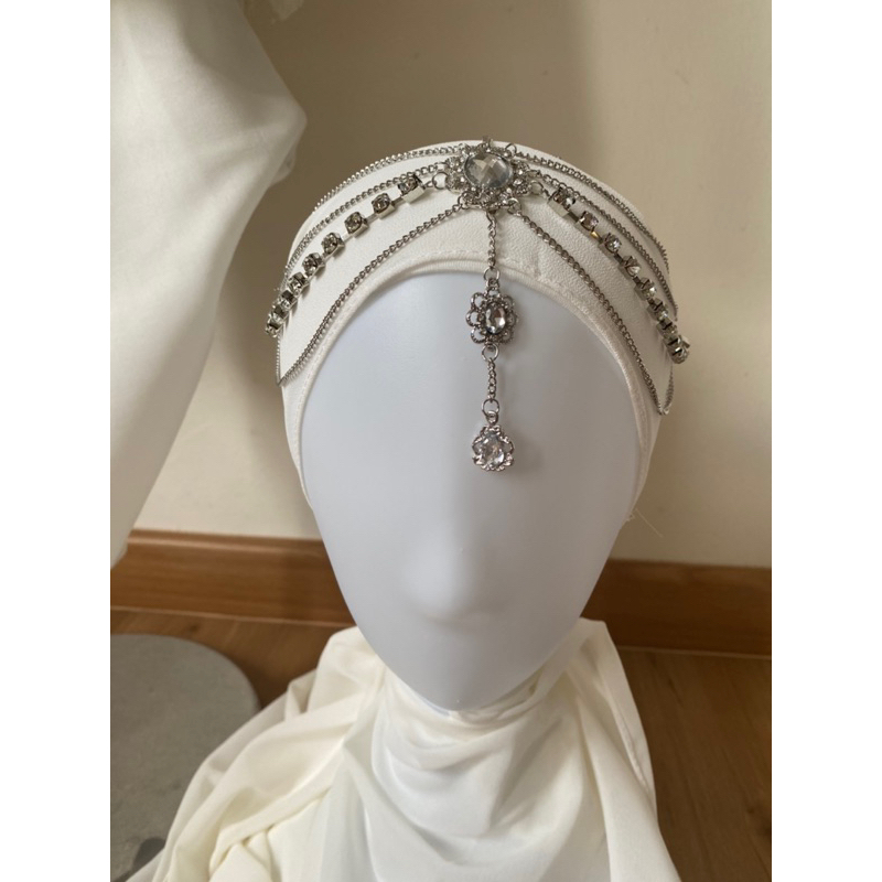 Crown Arabian Indian Headband Headchain Tassel Arabian Dinner | Shopee ...