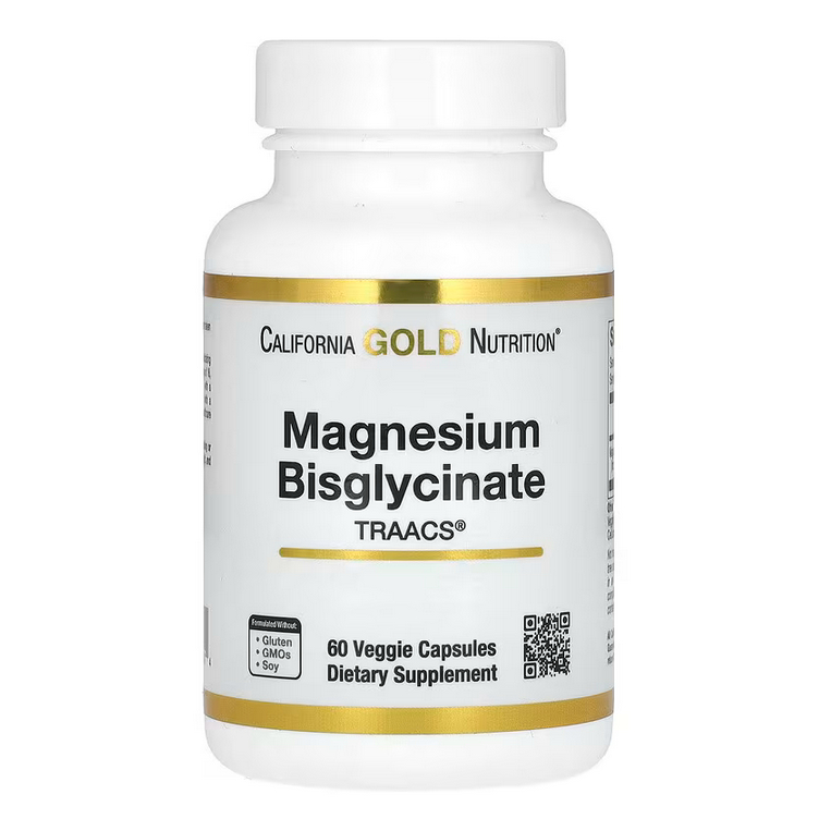 California Gold Nutrition, Magnesium Bisglycinate, Albion TRAACS, 200 ...