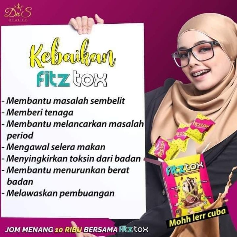 🔥ORIGINAL HQ 💯 🔥 FITZTOX MOCHA DNS BEAUTY FREE GIFT 🎁 READY STOCK 🎊 ...