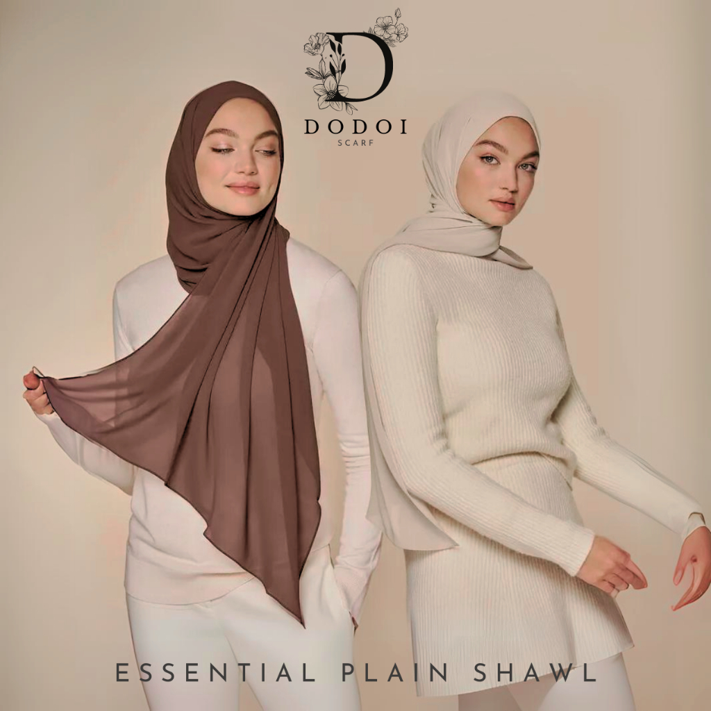 Essential Plain Shawl | Shopee Malaysia