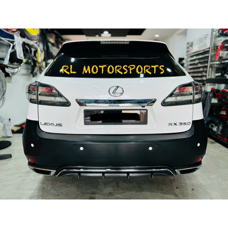 Lexus RX270 RX350 2009 - 2015 convert 2021 facelift rear bumper bodykit ...