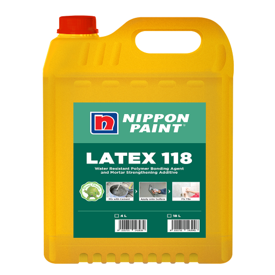 Nippon Paint Latex 118 4Litre / Gam Susu Cement mosaic | Shopee Malaysia