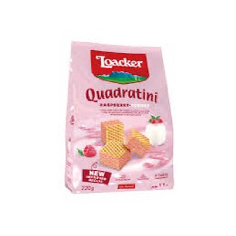Loacker Quadratini ransberry yogurt 250gram | Shopee Malaysia