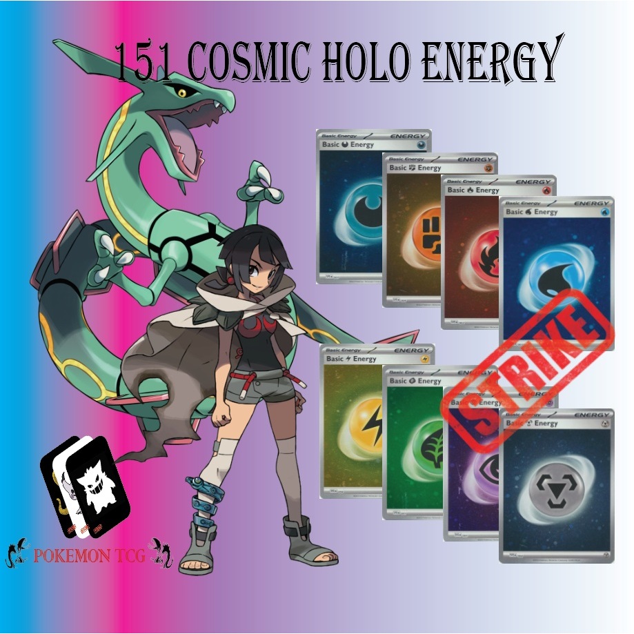 Pokemon Energy - 151 SV3.5 Holo Cosmic Energy 001 - 008 | Shopee Malaysia