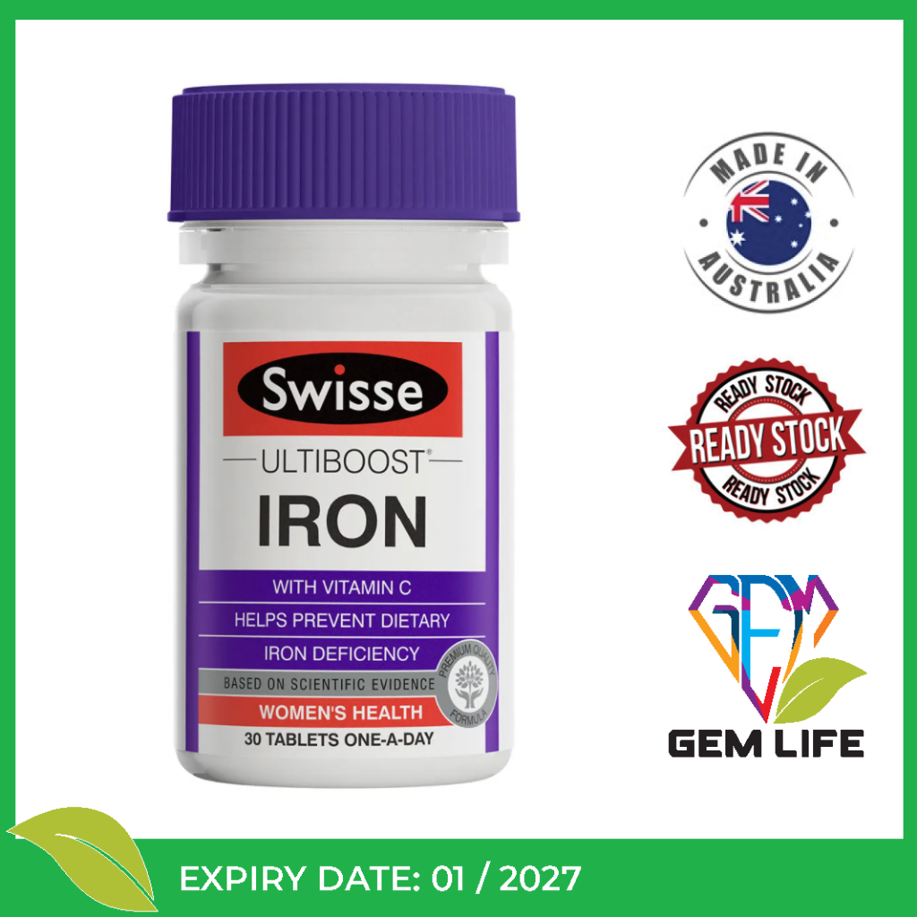 Swisse Ultiboost Iron 30 Tablets (Expiry Date: Nov 2027) | Shopee Malaysia