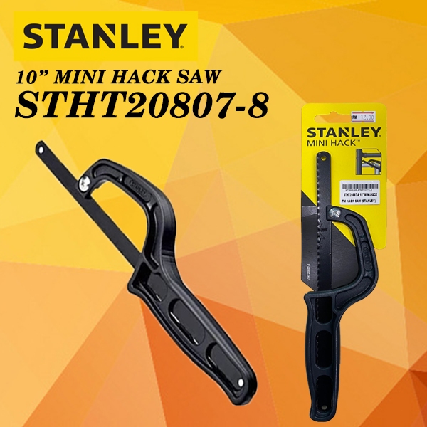 STANLEY Mini Hacksaw Utility Saw (10"/220M) STHT20807-8 | Shopee Malaysia
