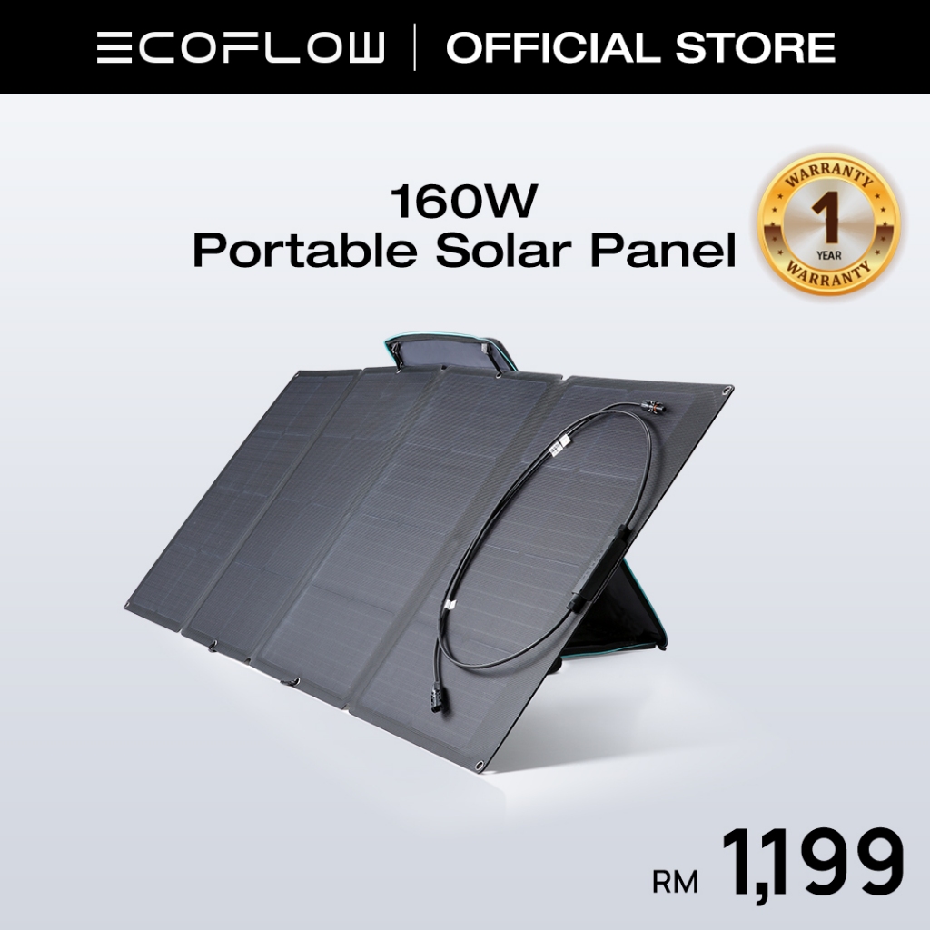 EcoFlow 160W Solar Panel Kit for Power Station Supply | Foldable ...