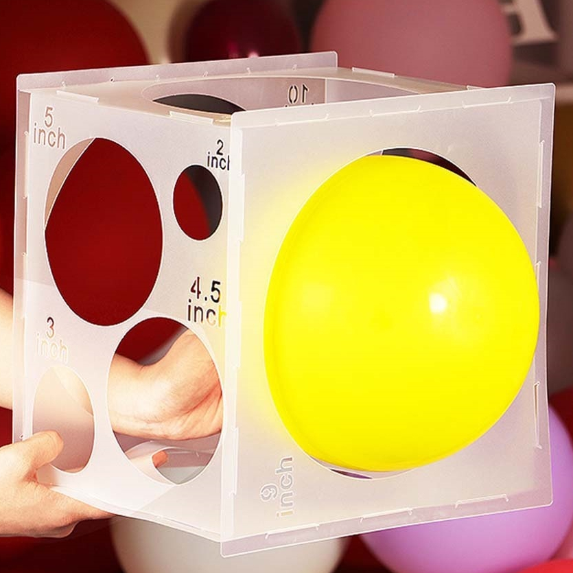 Balloon Sizer Box Collapsible Balloons Measurement Tool For Balloon ...