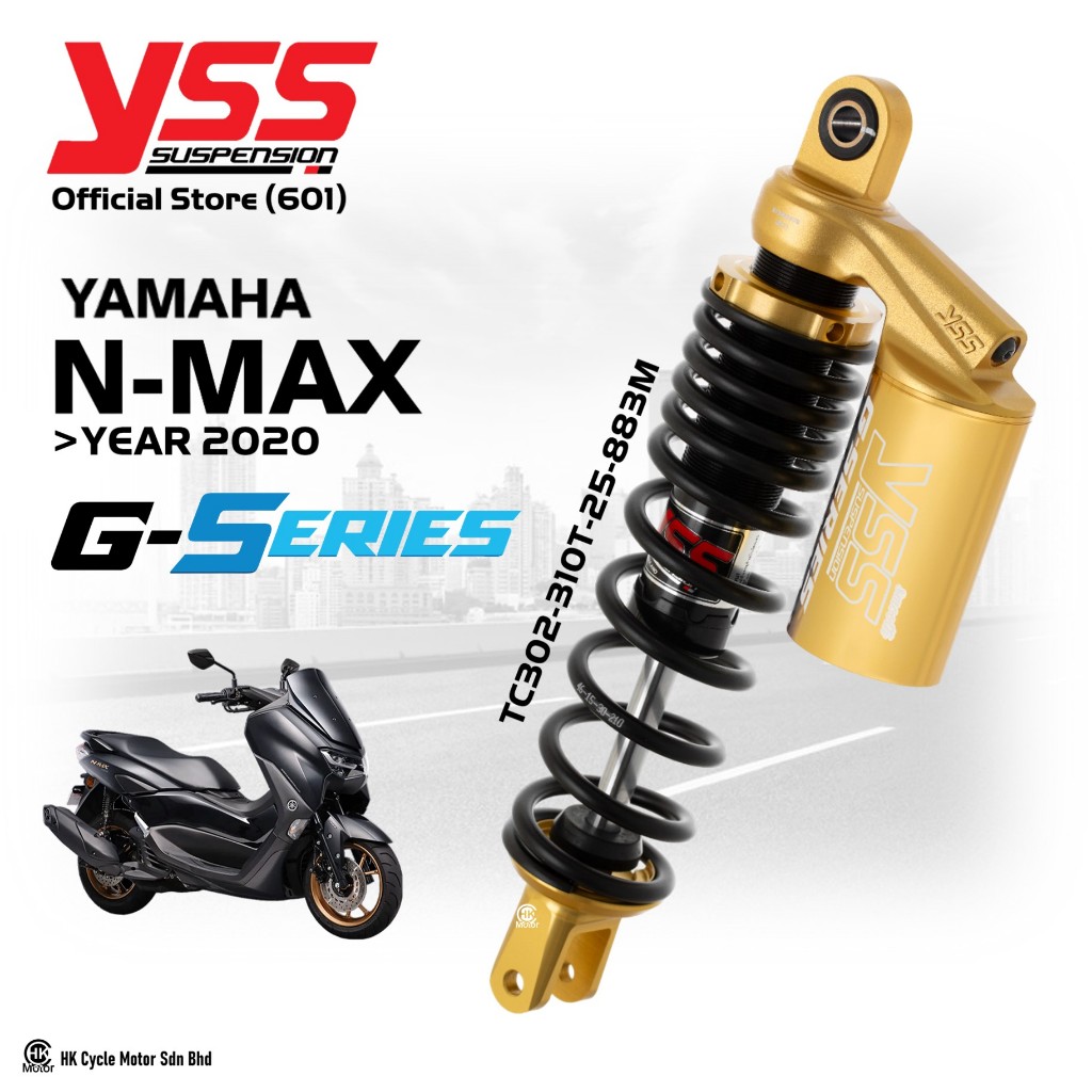 N-MAX (v2) 310mm YSS Suspension G-Series model. For Yamaha NMAX year ...