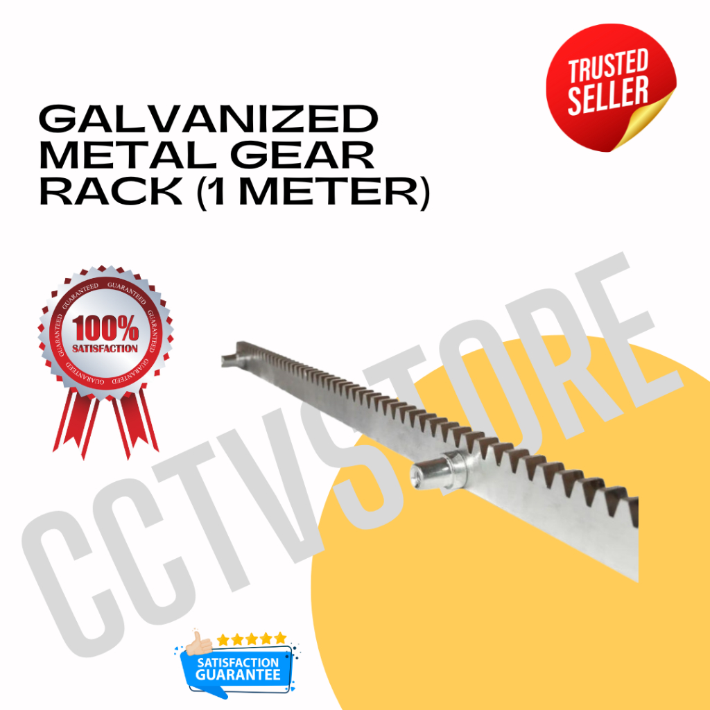 GALVANIZED METAL GEAR RACK (1 METER) | Shopee Malaysia