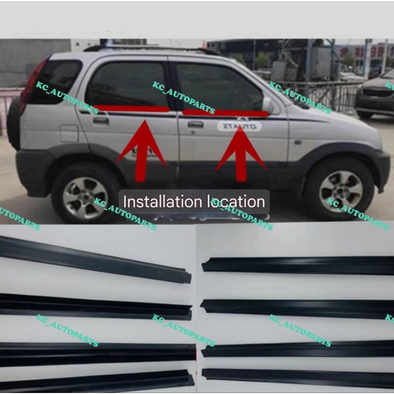 PERODUA KEMBARA 1997 - 2008 Door Glass Moulding Lining Rubber Outer ...