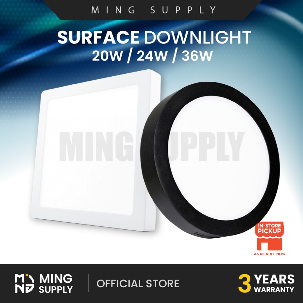 MS_ LED Surface Downlight 20W 24W 36W Ceiling Down Light Round Square ...