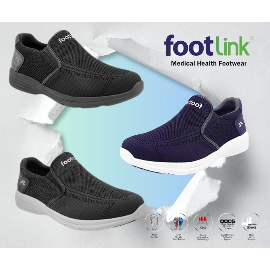 Footlink Medical Health Shoes / MJ 6107 / MJ 7207 / MJ 9207 / ACTIVE ...