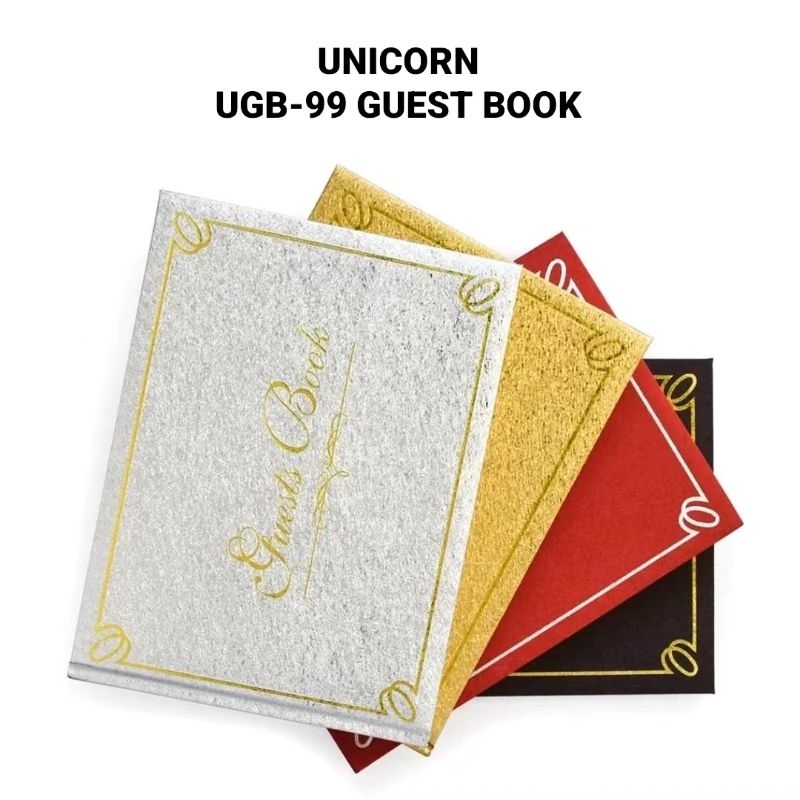 (1PC) UNICORN UGB-99 Guest Book / Visitor Book | Buku Pelawat | 访客书 X ...