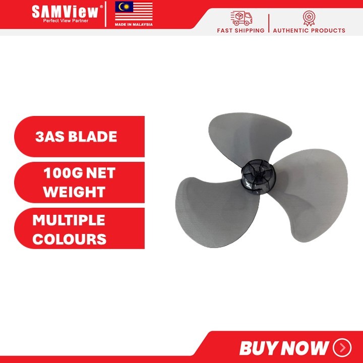 SAMView Blade For Stand Fan and Table Fan (16") Kipas Bilah | Shopee ...