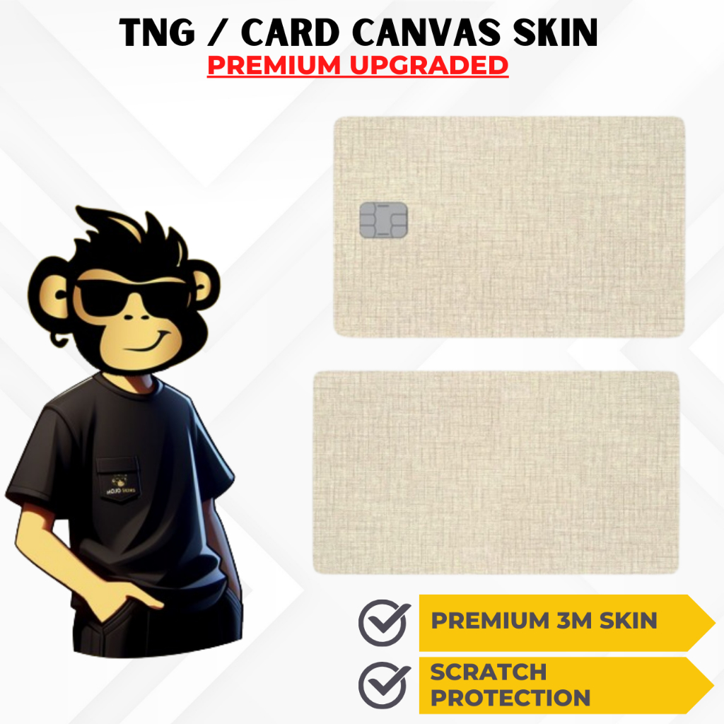 Mojoskins Sticker TnG Touch n Go Card Canvas Series Skin 3M Custom Card ...
