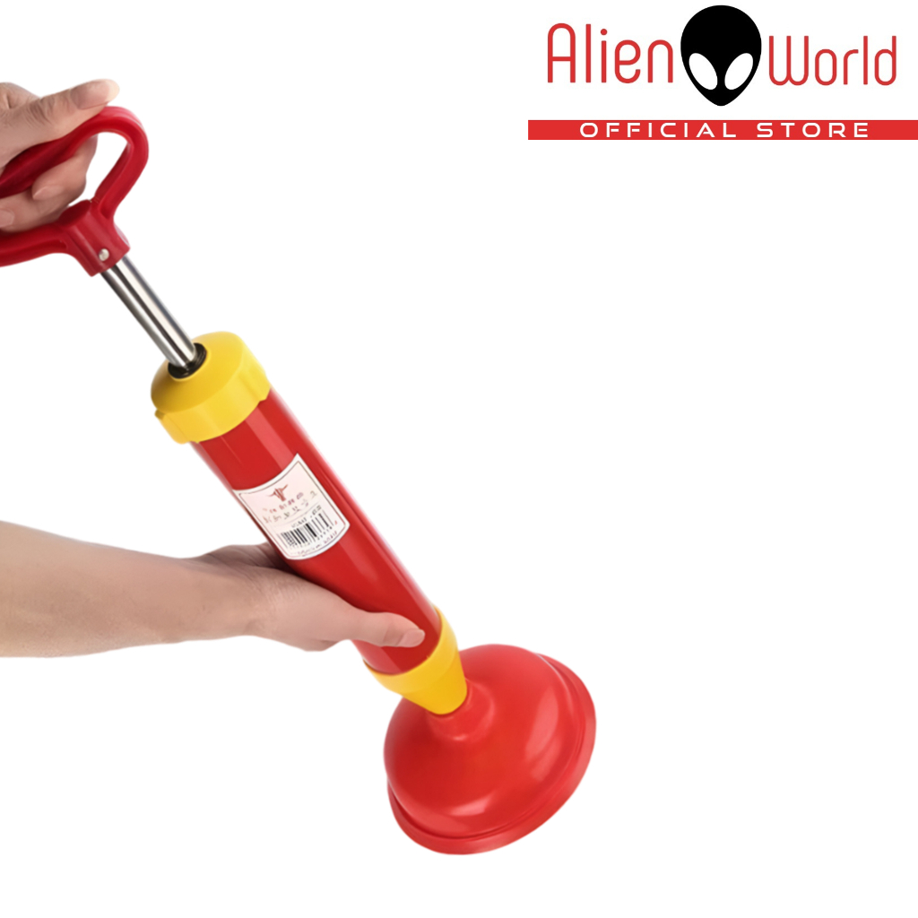 Toilet Bowl Plunger Pump | Remove Clog | Pam Tandas Sumbat | 高压马桶疏通器 ...