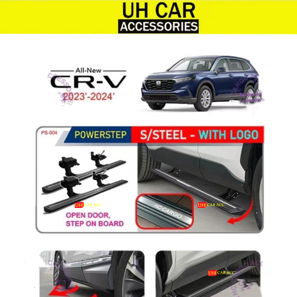 Honda CR-V CRV G6 2024 Aluminum Alloy Power Side Steps Retractable ...