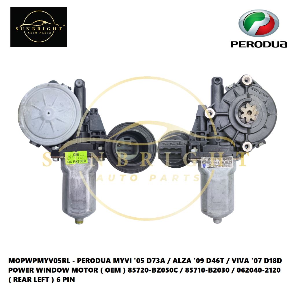 PERODUA MYVI '05 D73A / ALZA '09 / VIVA '07 D18D POWER WINDOW MOTOR ...