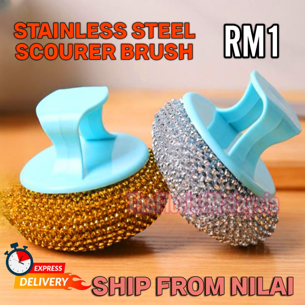 🔥𝑬𝑭𝑭𝑶𝑹𝑻𝑳𝑬𝑺𝑺 𝑺𝑪𝑹𝑼𝑩𝑩𝑰𝑵𝑮🔥Stainless Steel Wire Ball Brush Cleaning Brushes ...