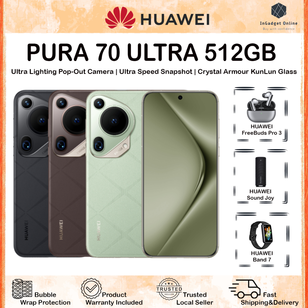 HUAWEI Pura 70 Ultra | 16GB+512GB | Ultra Lighting Pop-Out Camera ...