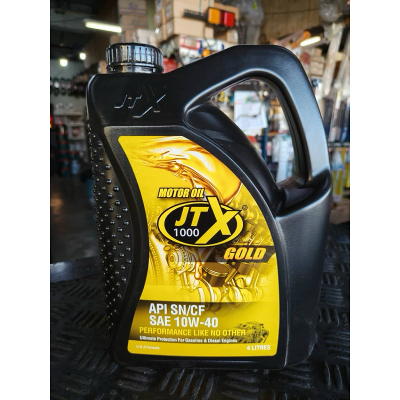 ENGINE OIL JTX 1000 GOLD 10/40 4L +🎁 ORIGINAL 💯 | Shopee Malaysia