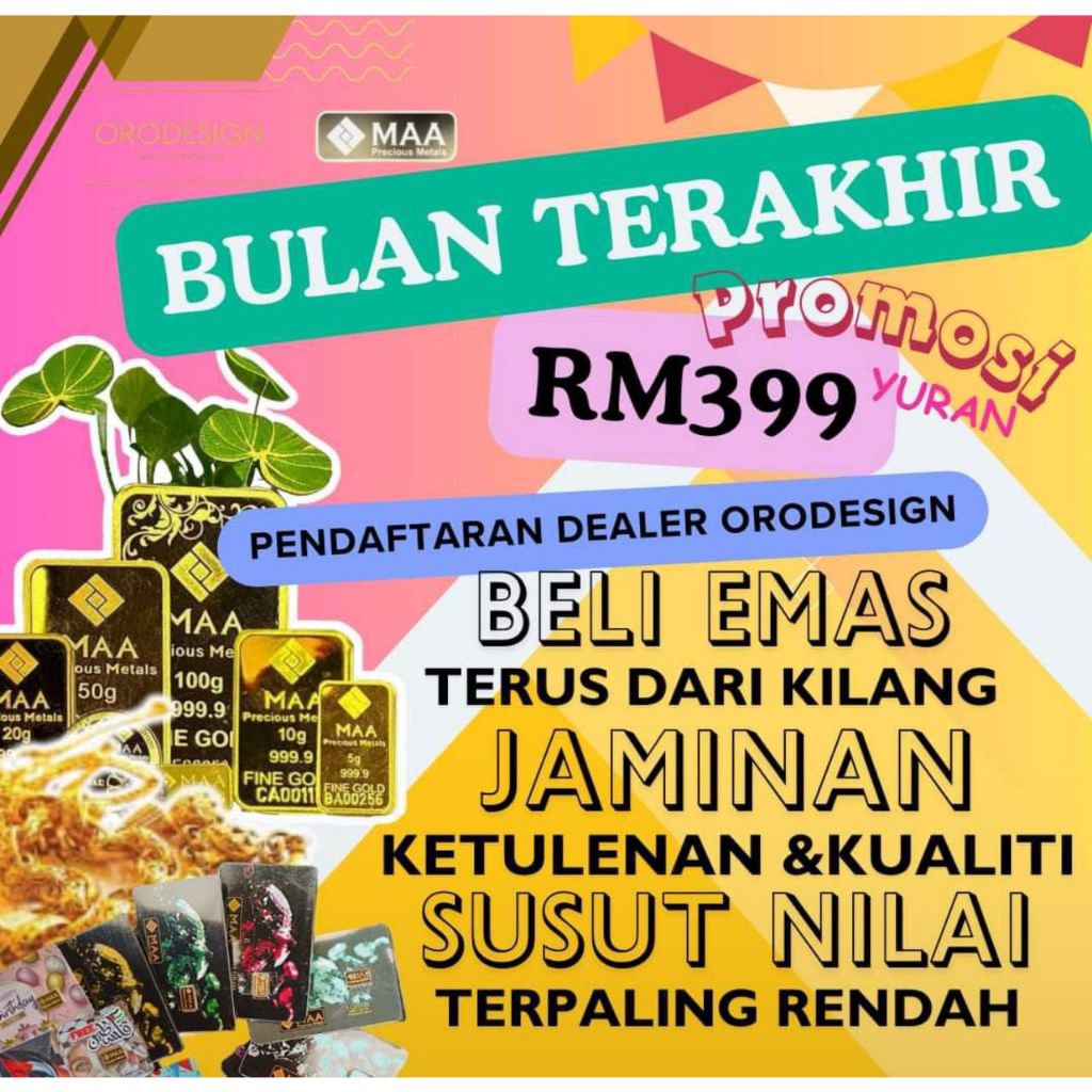 Dealer Emas Orodesign MAA | Shopee Malaysia