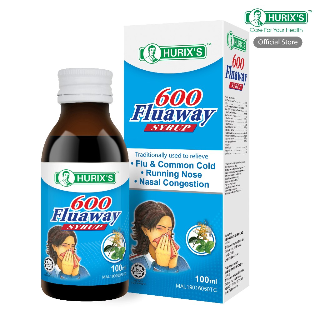 HURIX‘S 600 Fluaway Syrup (100ml) | Shopee Malaysia