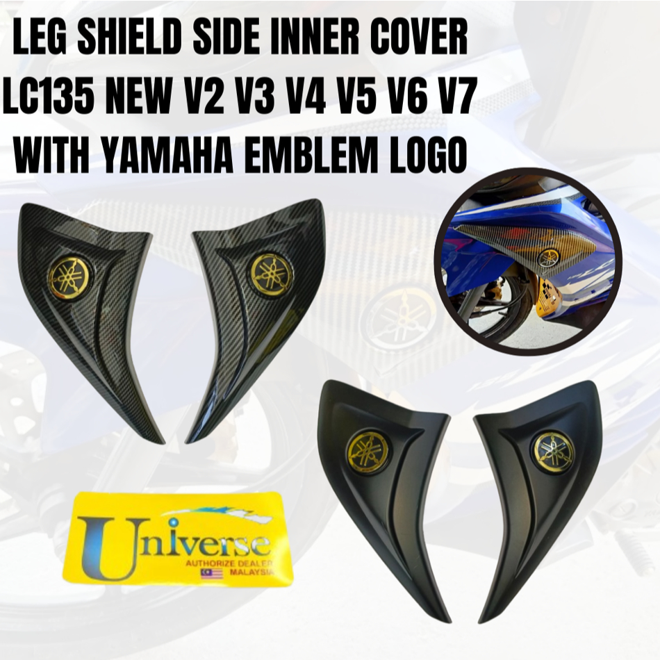 LEG SHIELD SIDE INNER COVER LC135 NEW V2 V3 V4 V5 V6 V7 WITH YAMAHA ...