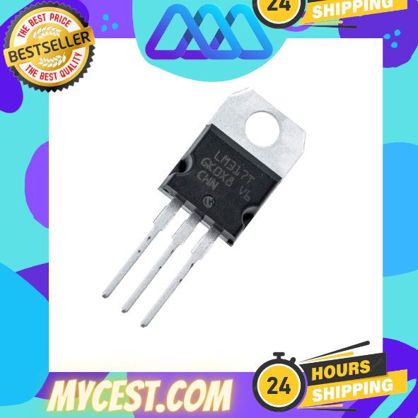 LM317T Adjustable Voltage Regulator IC 1.2V to 37V 1.5A | Shopee Malaysia