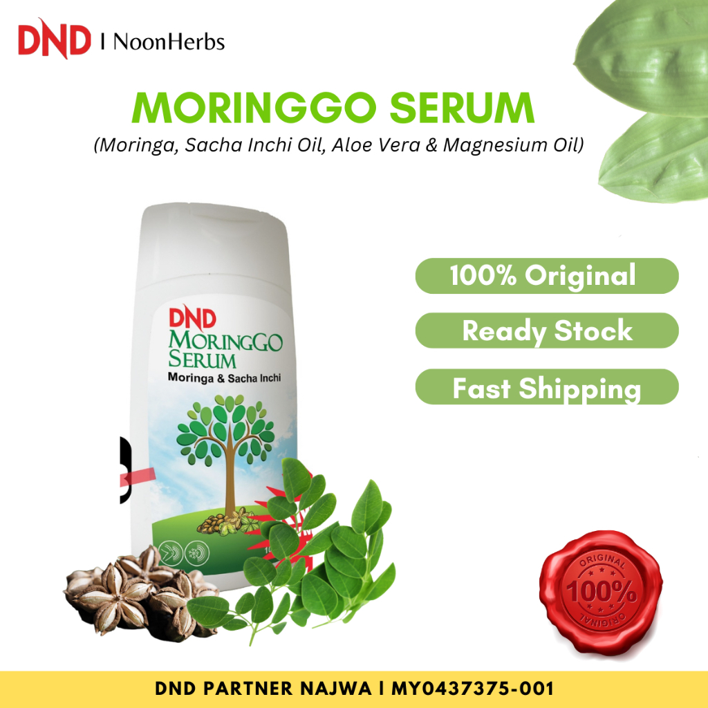 DND MORINGGO SERUM MORINGA SACHA INCHI DR NOORDIN DARUS | Shopee Malaysia