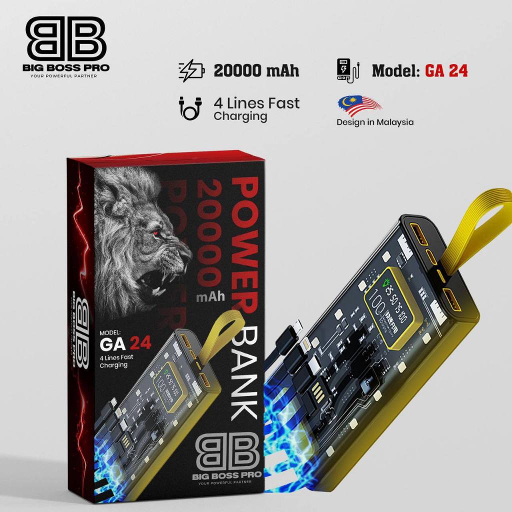 NEW ARRIVAL BIG BOSS PRO POWER BANK (Read Descriptions) | Shopee Malaysia