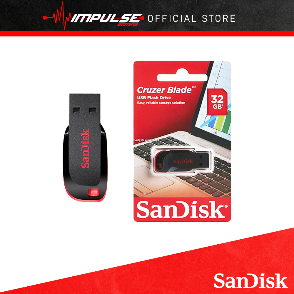SanDisk Cruzer Blade USB 2.0 Flash Drive - 16GB/32GB | Shopee Malaysia