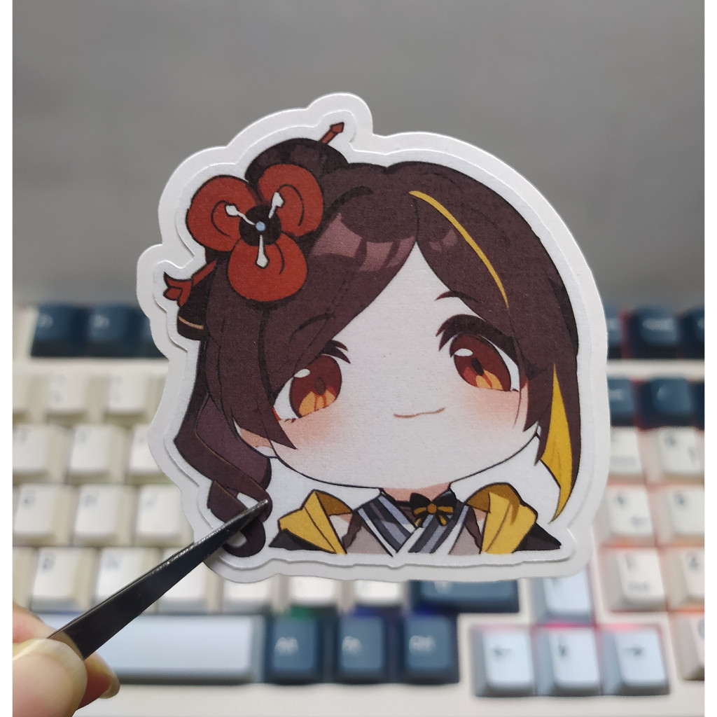 Chiori - Genshin Impact Meme Stickers | Wide Face Series ( Laminated ...