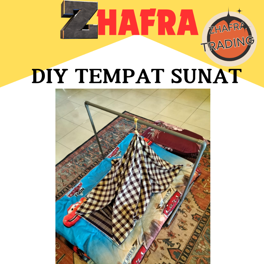 DIY ALAT PENGHADANG /ALAT GANTUNG KAIN SUNAT / ALAT GANTUNG BERKHATAN ...