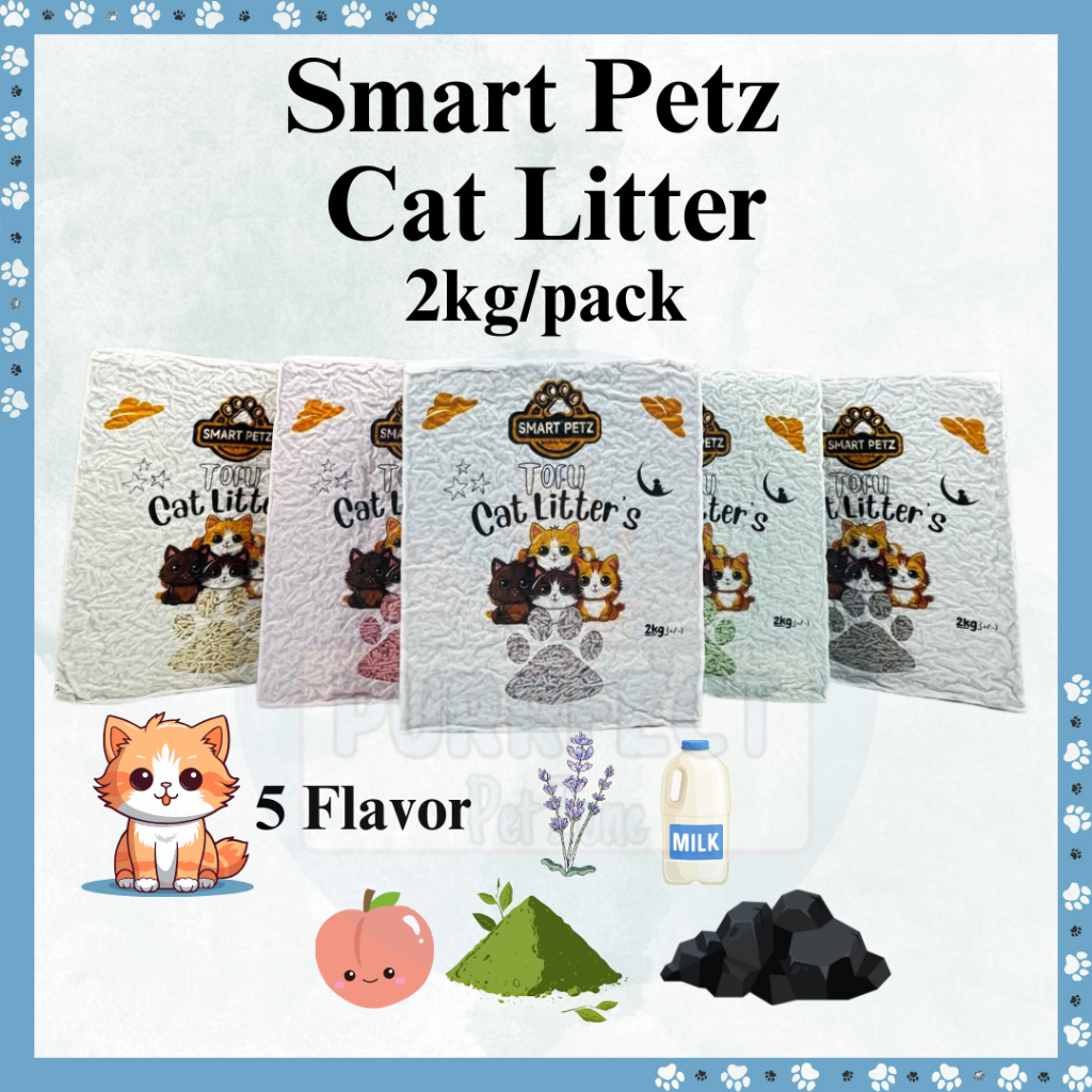 𝐒𝐦𝐚𝐫𝐭 𝐏𝐞𝐭𝐳 Tofu Cat Litter Tofu Litter Pasir Kucing Murah Pasir Kucing Wangi Cat Tofu Litter ...