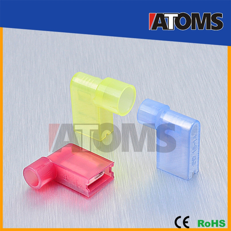 ATOMS FN Nylon Insulated Flag Terminal Connector Copper Lug Cable Lug ...