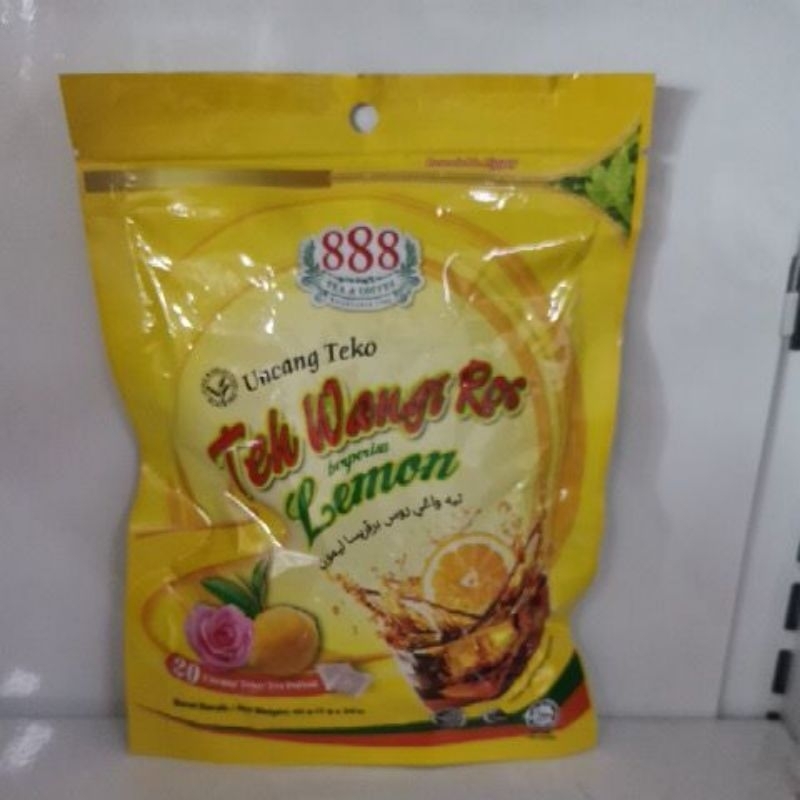 888 Uncang Teh Wangi Ros Berperisa Lemon 40g(2g x 20's) | Shopee Malaysia