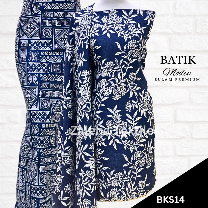 Batik Moden Sulam corak terkini | Shopee Malaysia