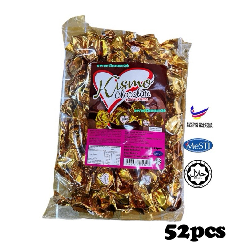 Kismo Milk Chocolate Coklat Golden Kismo 52pcs Halal | Shopee Malaysia