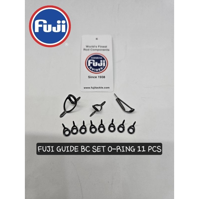 FUJI GUIDE SET BC TYPE GUN SMOKE/FUJI ORING GUIDE BC 11PCS SET | Shopee ...