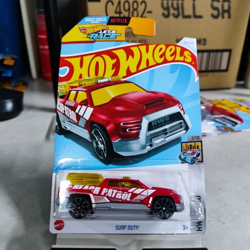 Hot Wheels Surf Duty (Red) | Shopee Malaysia