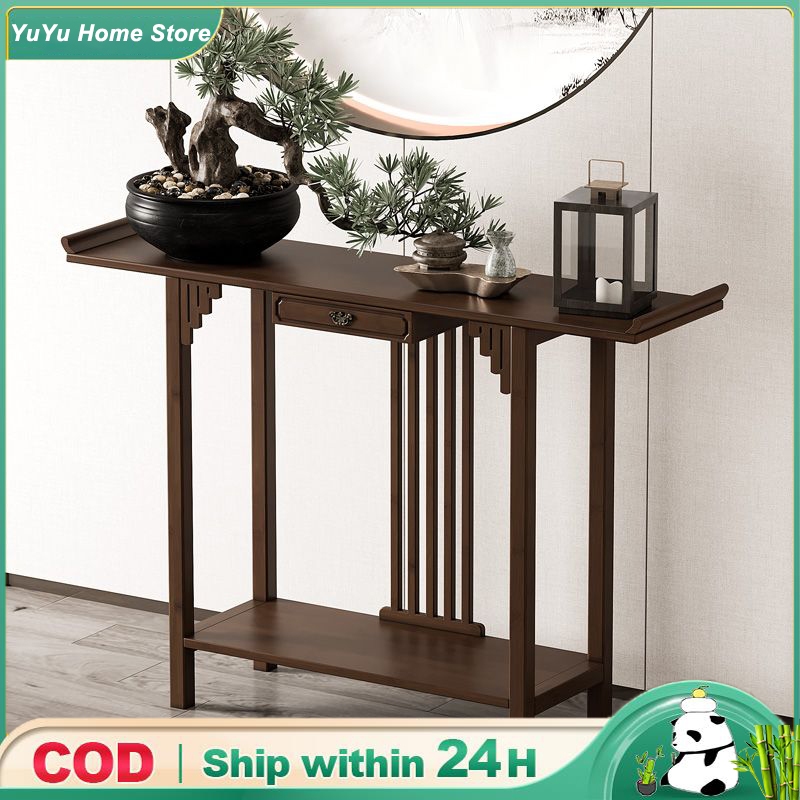 Console Table Classic Chinese Style Console Narrow Zen Hall Altar ...