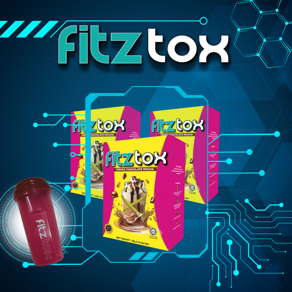 Original HQ💯 FITZTOX PREMIX MOCHA SLIMMING SUPPLEMENT (BAKAR LEMAK ...