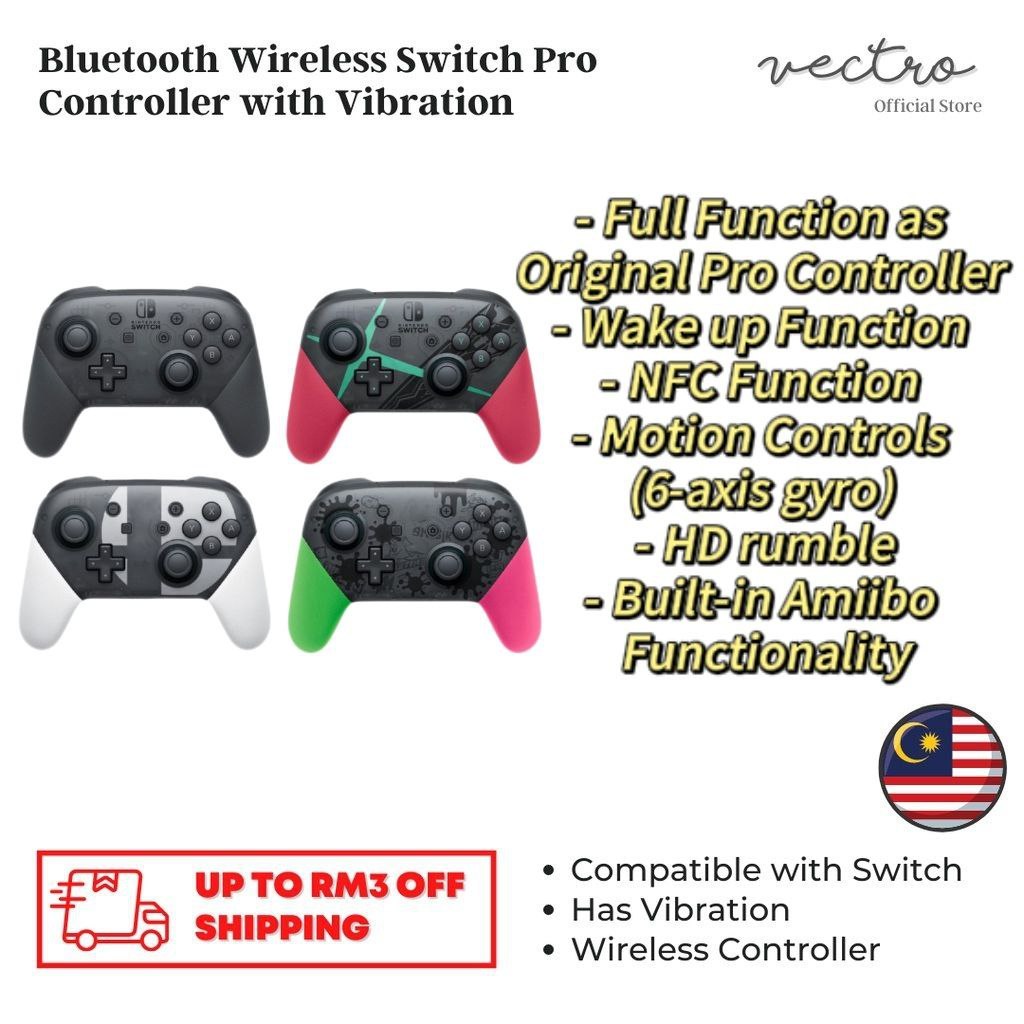OEM Switch Pro Controller Vibration Bluetooth Wireless Controllers NFC ...