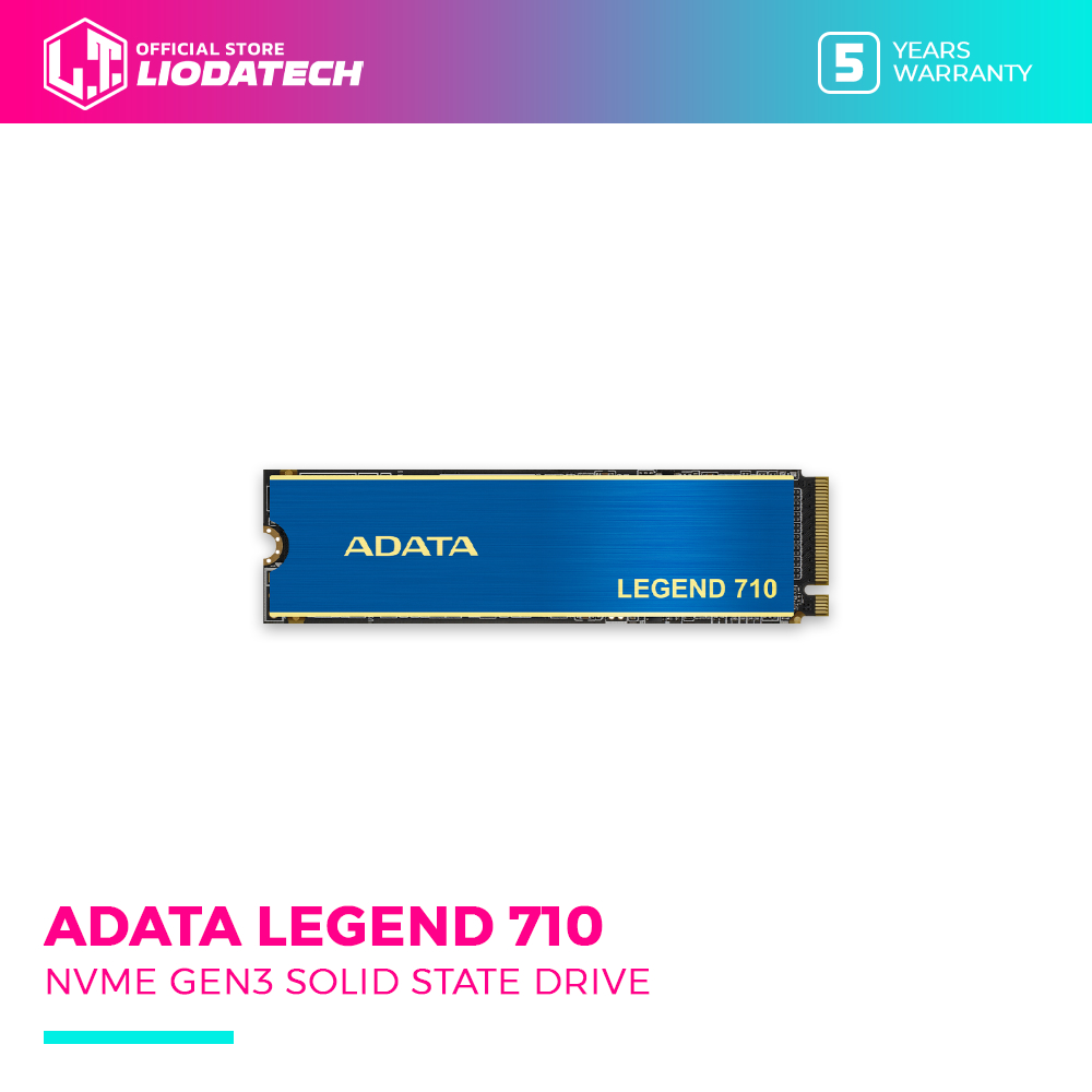 Adata Legend 710 PCIe Gen 3 M.2 NVMe SSD (256GB / 512GB / 1TB) | Shopee ...