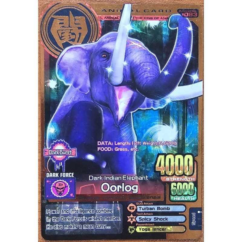 Animal Kaiser Ver 6 Oorlog Animal Card | Shopee Malaysia