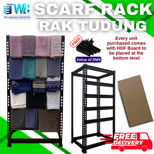 Boltless Rack For Hijab Rak Tudung Murah / Rak Besi / Rak Serbaguna ...
