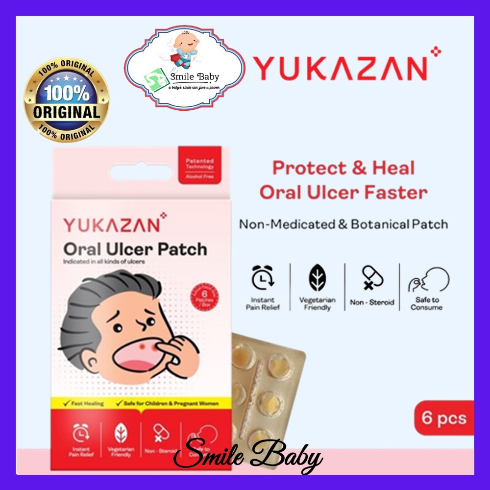 Yukazan Oral Ulcer Patch (6 Pieces) - For All Kind Of Oral & Canker ...