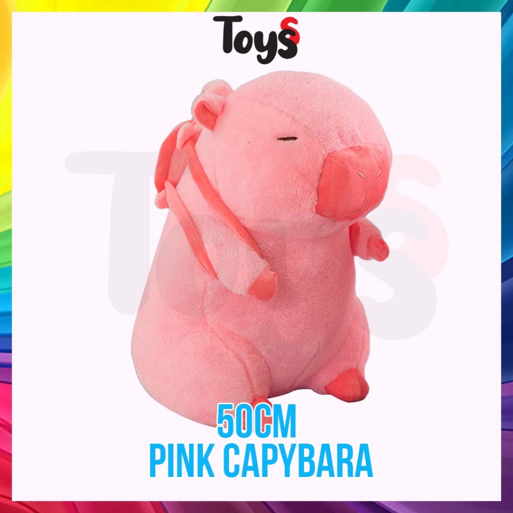 🍊Toyss Capybara Plush Stuffed Animal Capybara Bag Capibara Doll Boneka ...